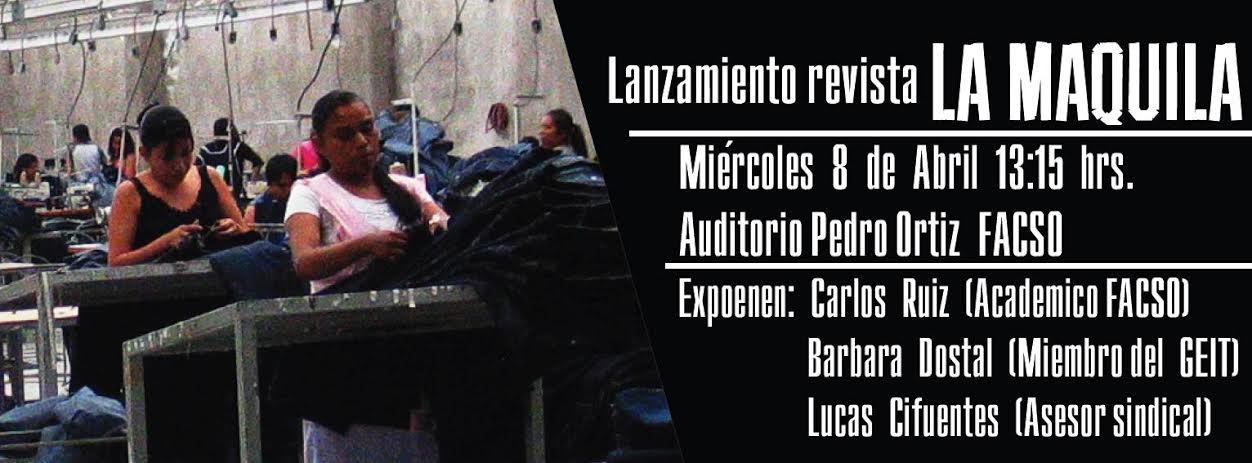 Lanzamiento de la revista La Maquila